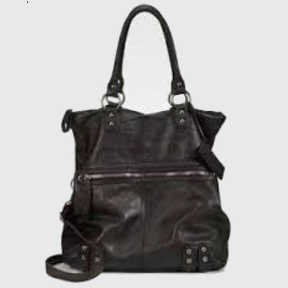 Linea Pelle | Bags | Linea Pelle Black Dylan Foldover Tote | Poshmark